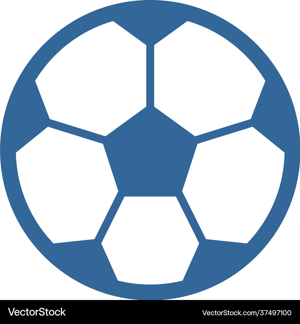 Soccer logo design creative football Royalty Free Vector