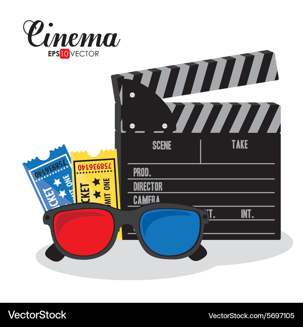 Cinema design Royalty Free Vector Image - VectorStock