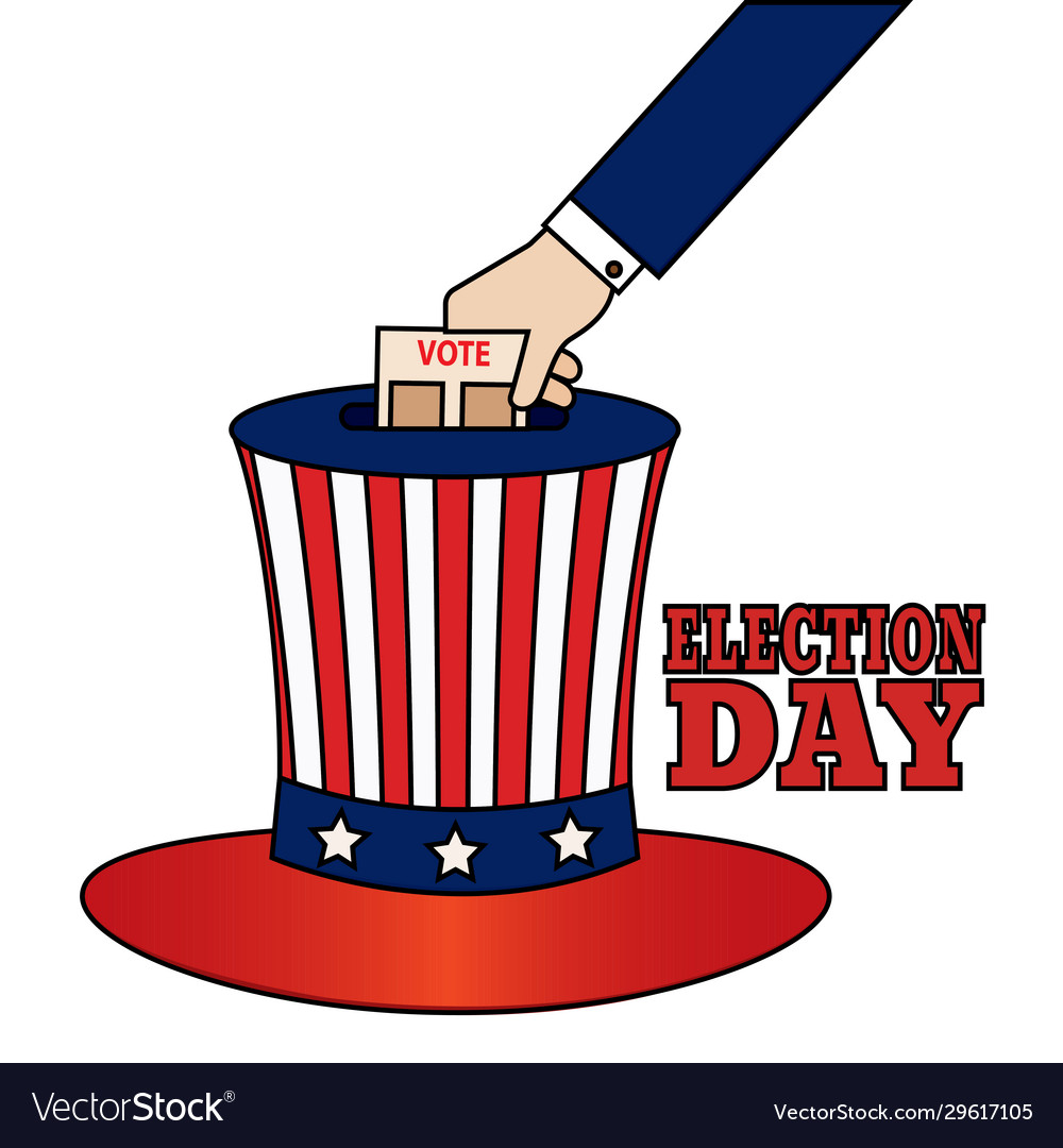Election day banner Royalty Free Vector Image - VectorStock