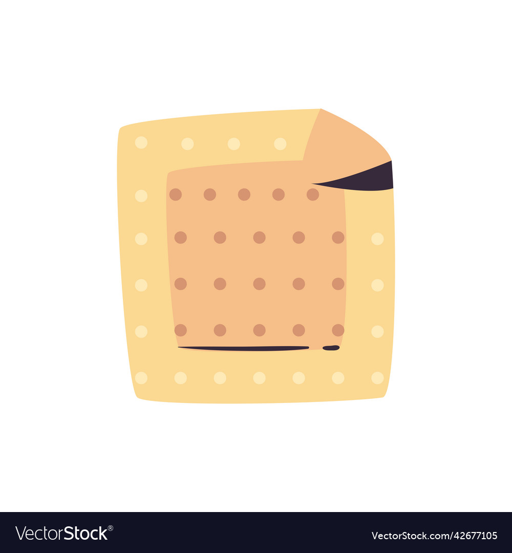 Flat contraceptive patch design Royalty Free Vector Image