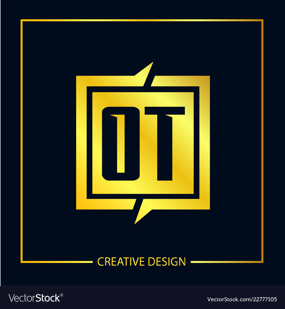Initial letter ot logo template design Royalty Free Vector Initial letter ot logo template design Royalty Free Vector