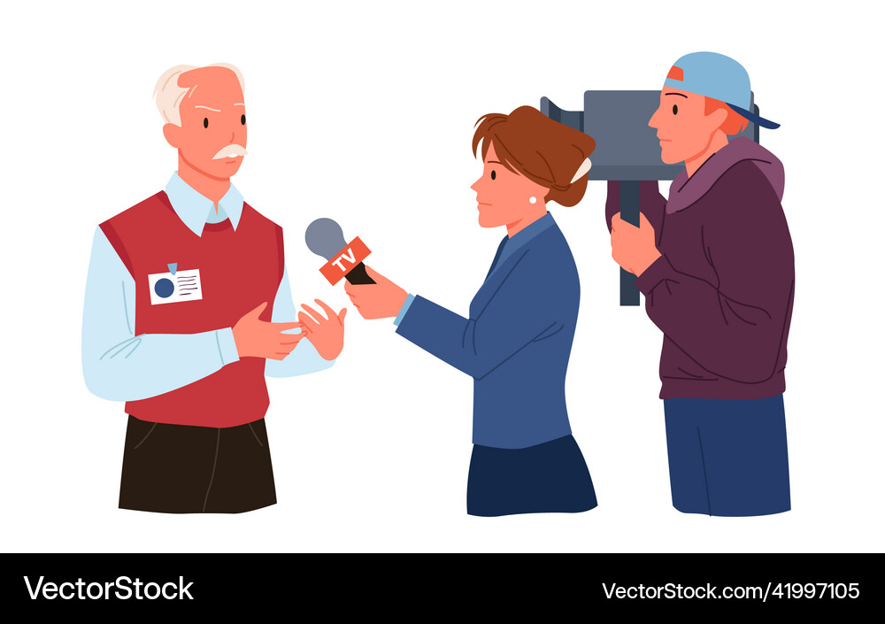 Tv Interview Clipart