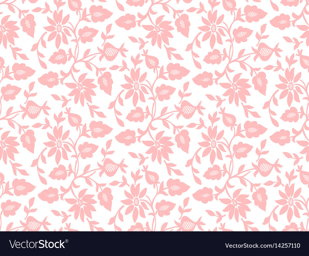 Flower seamless pattern background Royalty Free Vector Image
