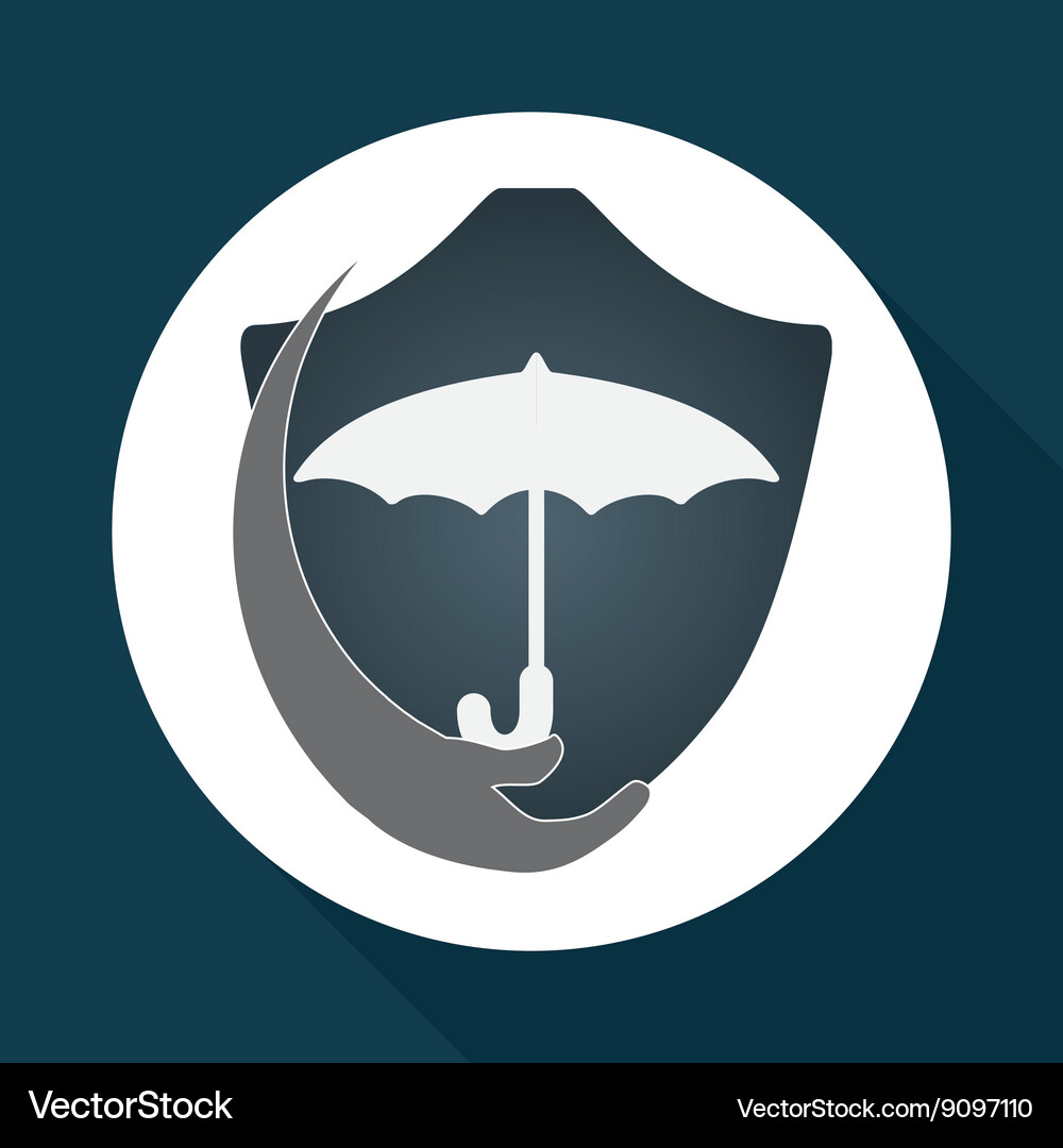 Insurance design protection concept isolated Vector Image
