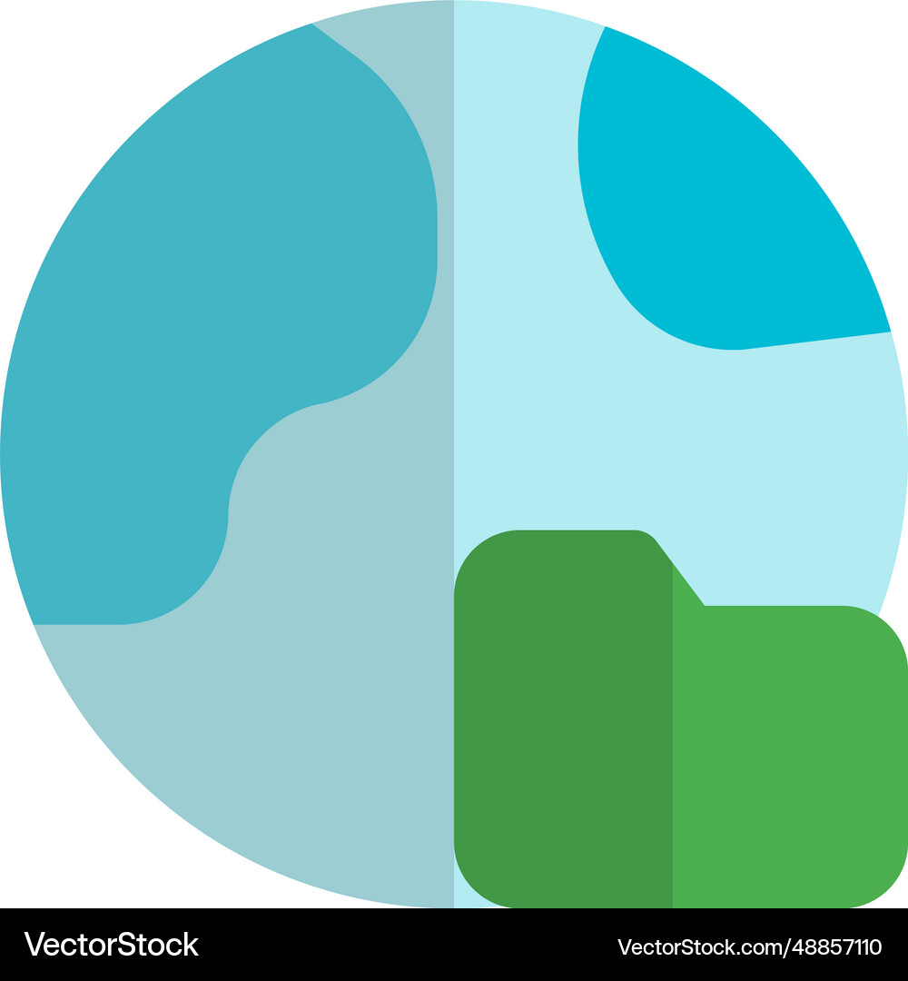 Universal center of global resources Royalty Free Vector