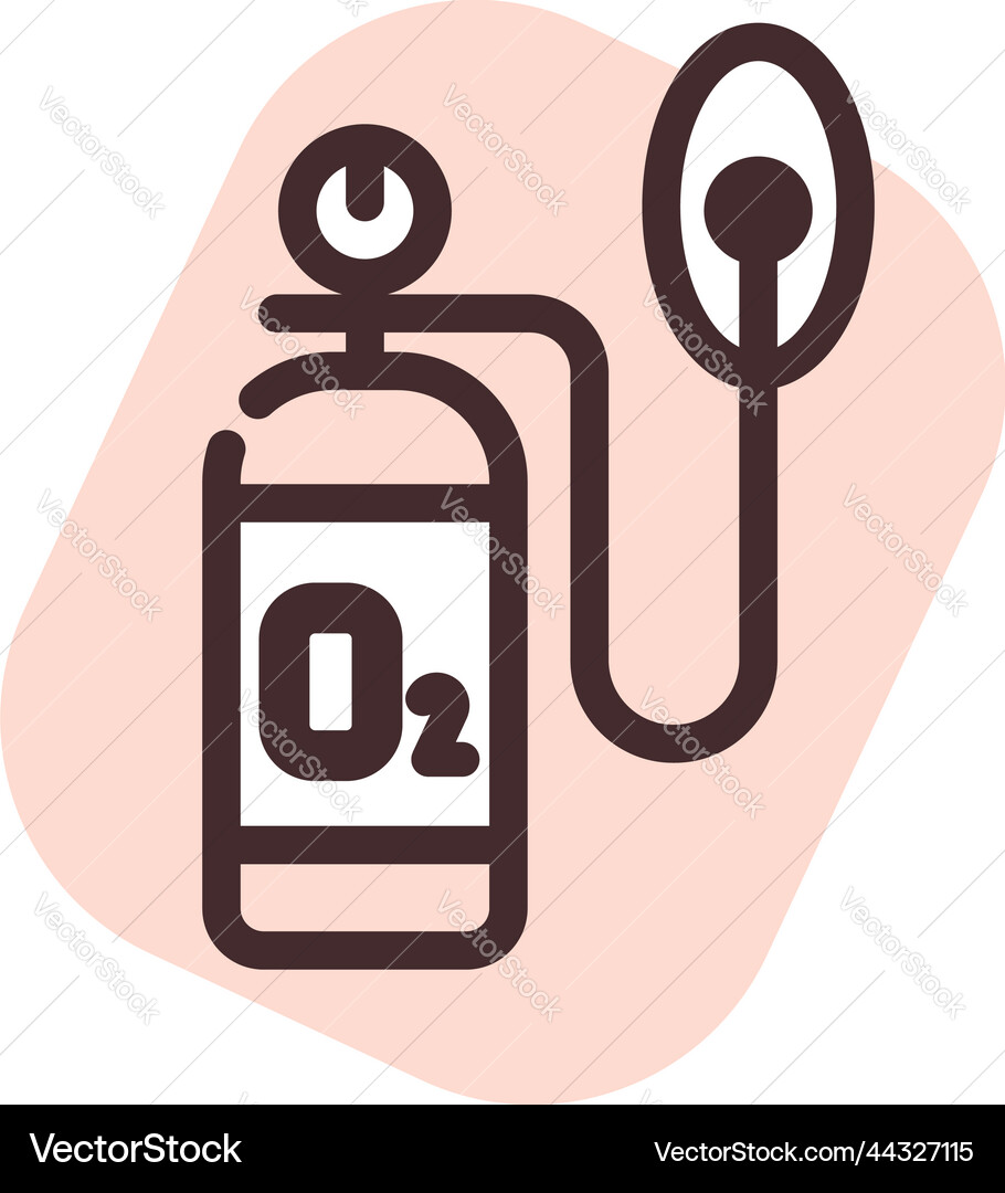 Covid 19 artificial respiration on a white Vector Image