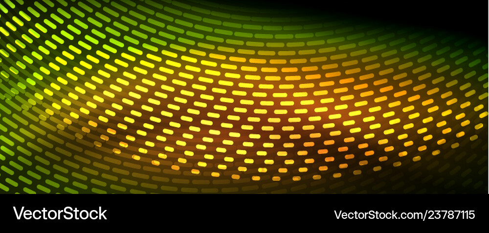 Digital flowing wave particles abstract background