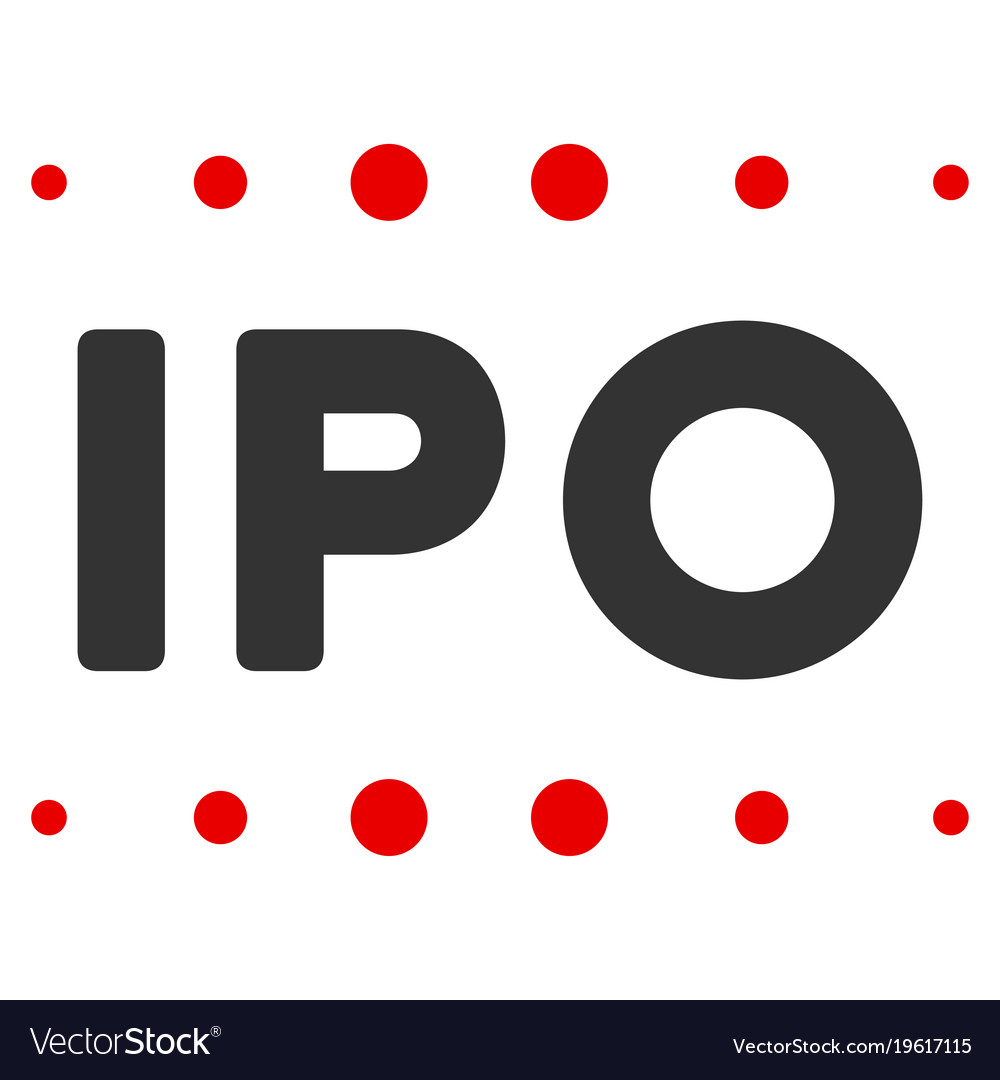 Ipo caption flat icon Royalty Free Vector Image