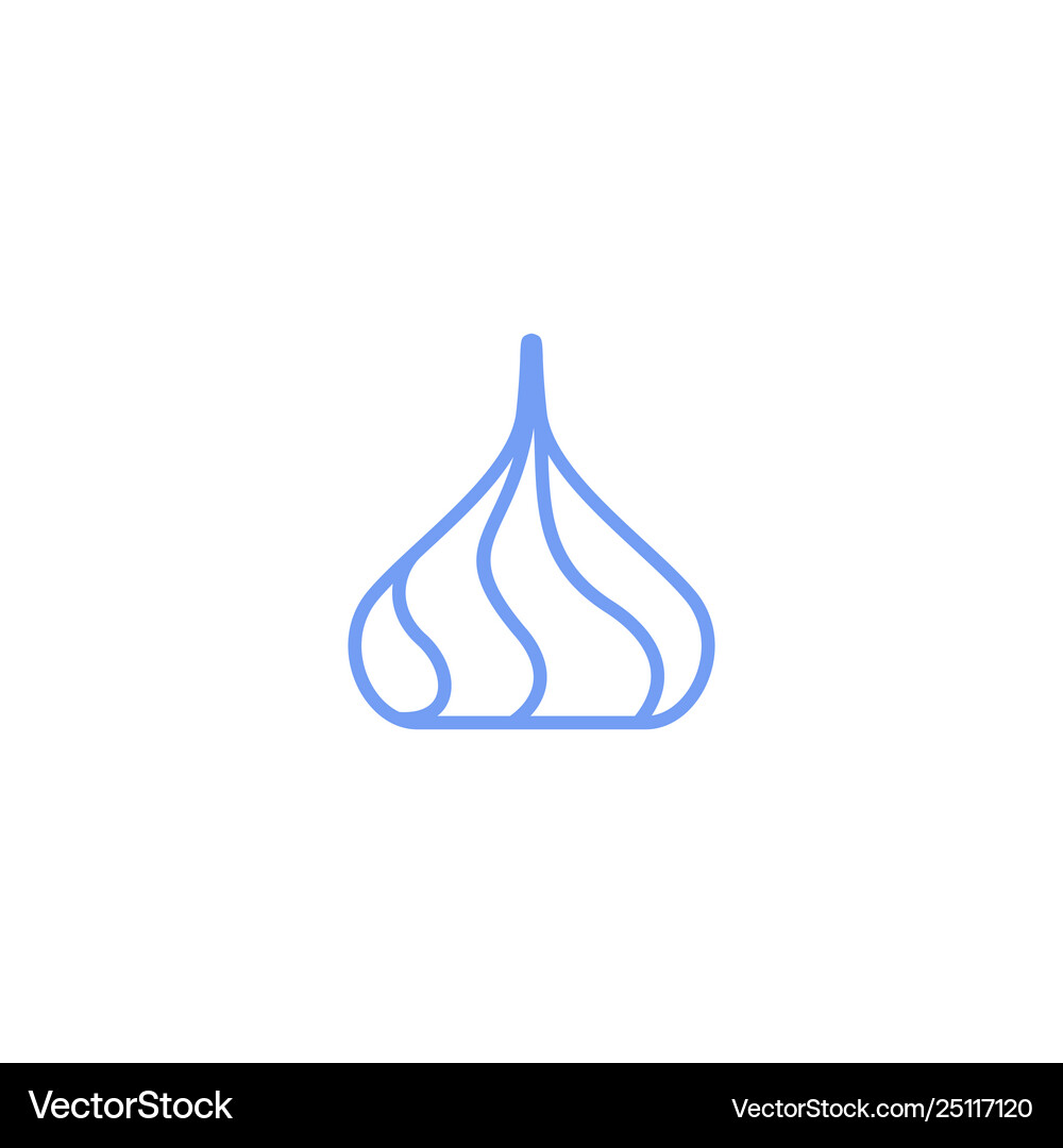 Colorful cream drop for cake logo icon Royalty Free Vector