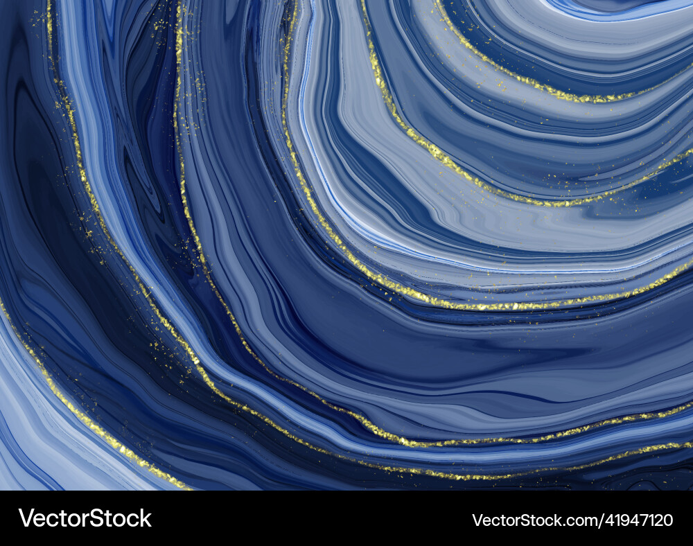 Elegant hand painted alcohol ink background Vector Image