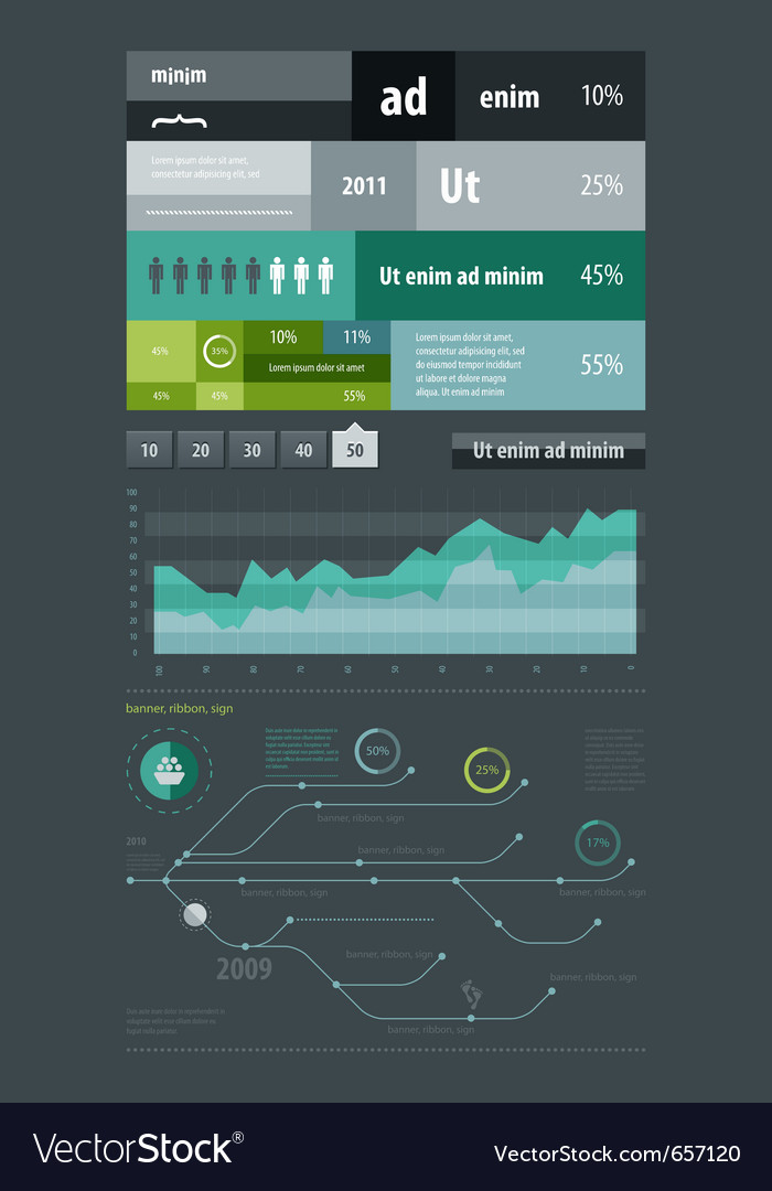 Infographics elements Royalty Free Vector Image