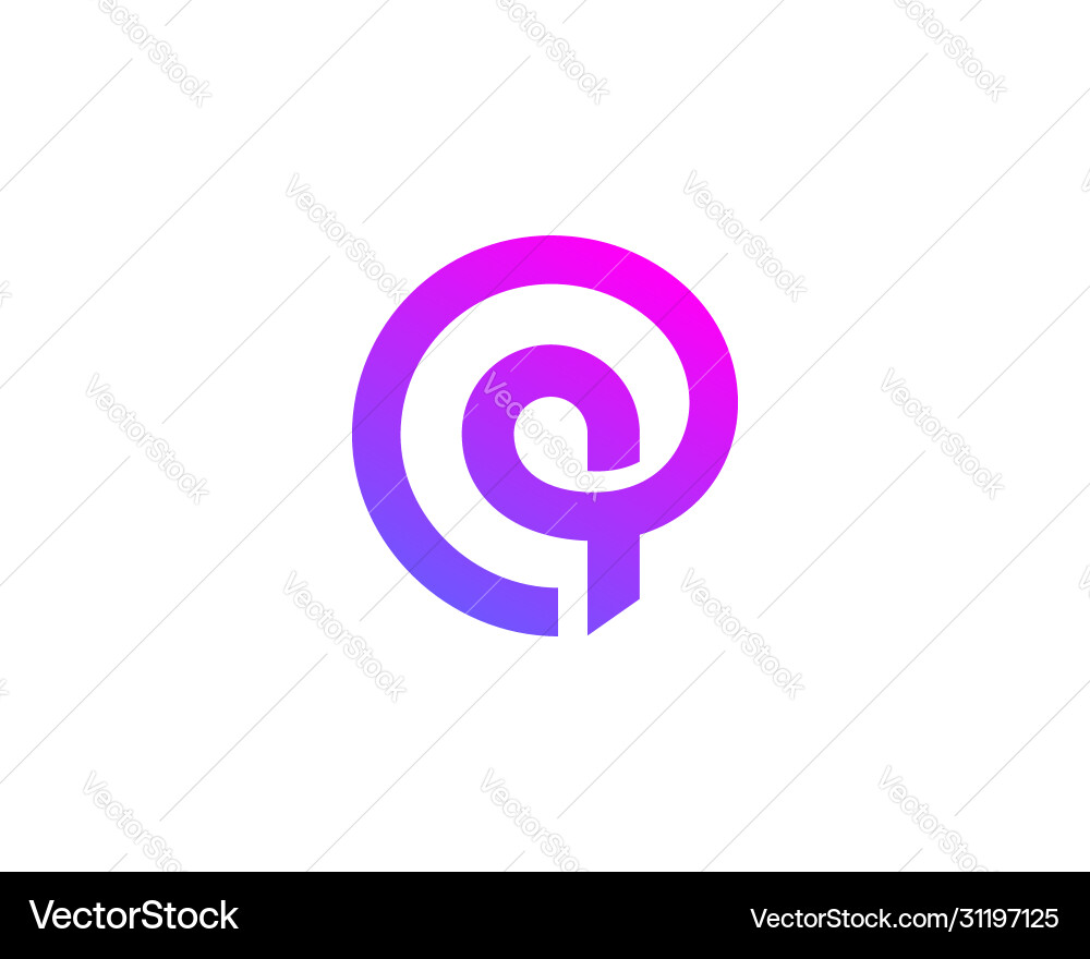 Letter q logo icon design template elements Vector Image