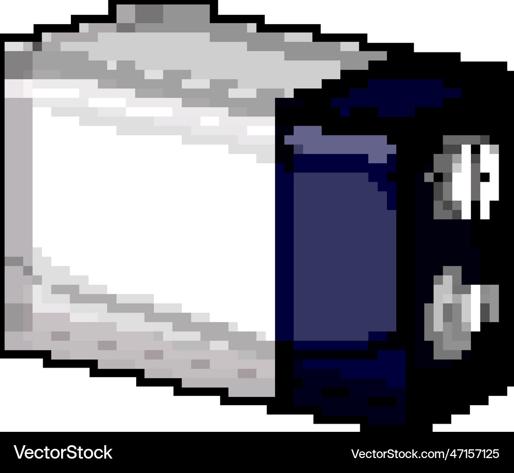Power battery energy game pixel art Royalty Free Vector