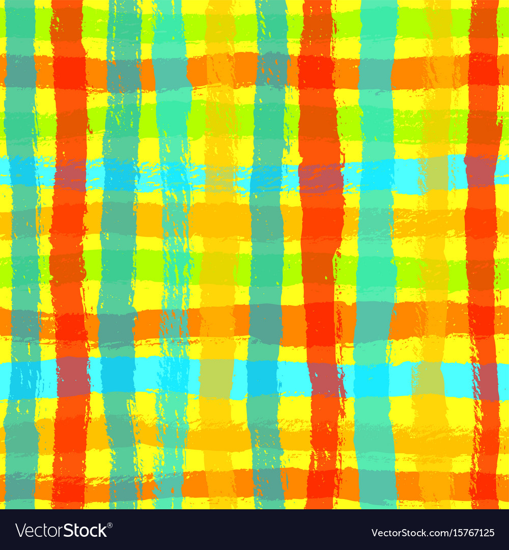 Seamless Pattern With Intersecting Stripes Vector Image