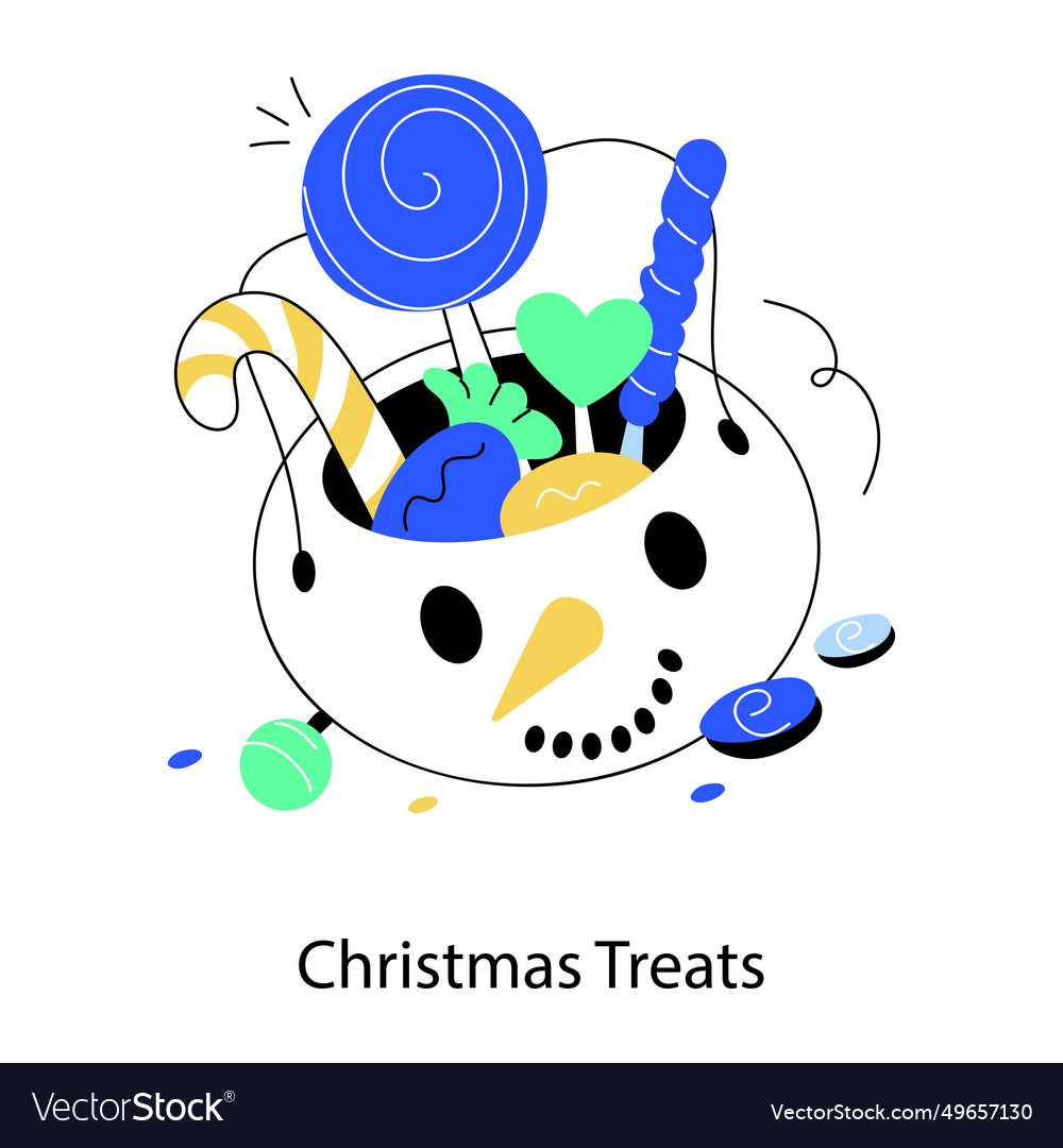 Christmas treats Royalty Free Vector Image - VectorStock