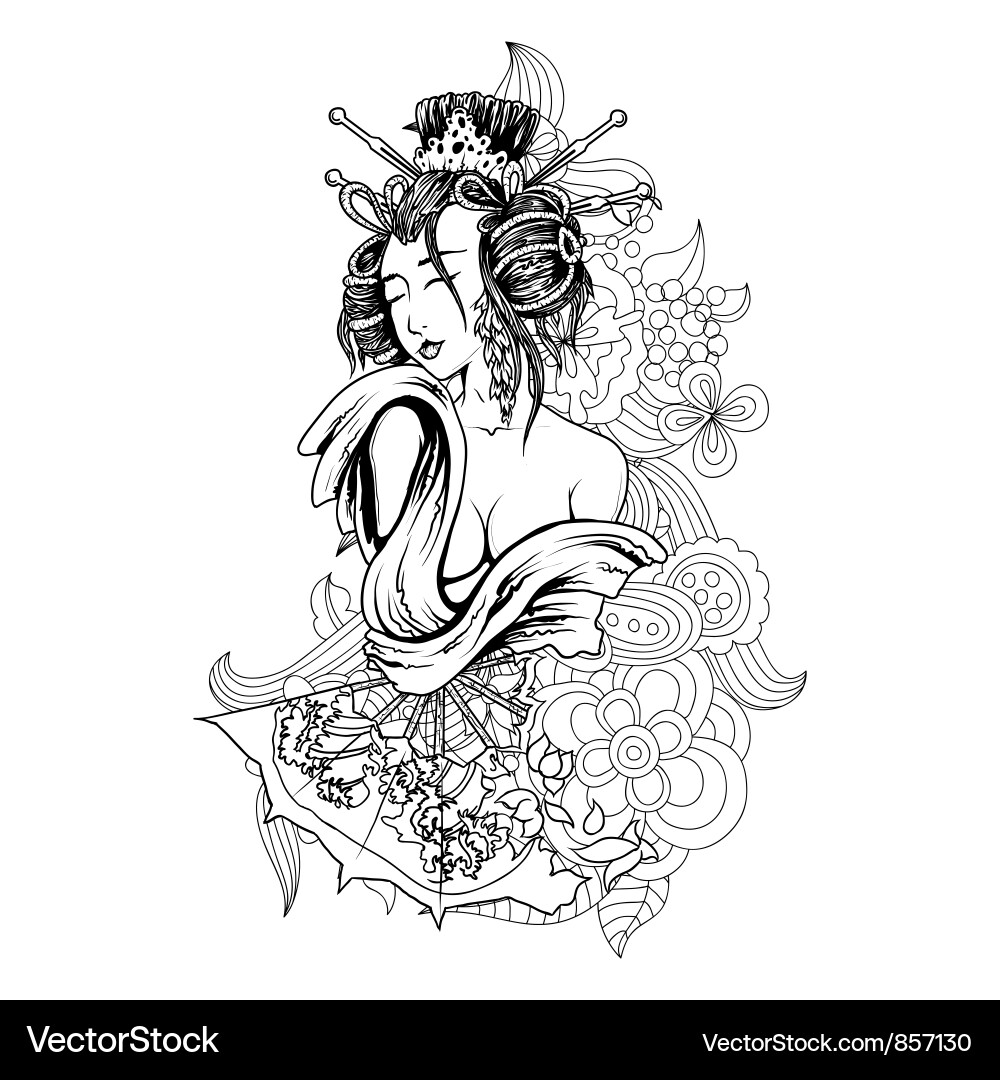 Vector De Geisha