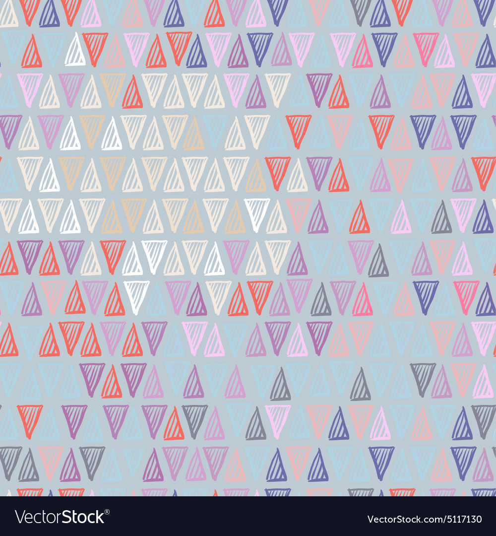 Pastel triangle pattern Royalty Free Vector Image