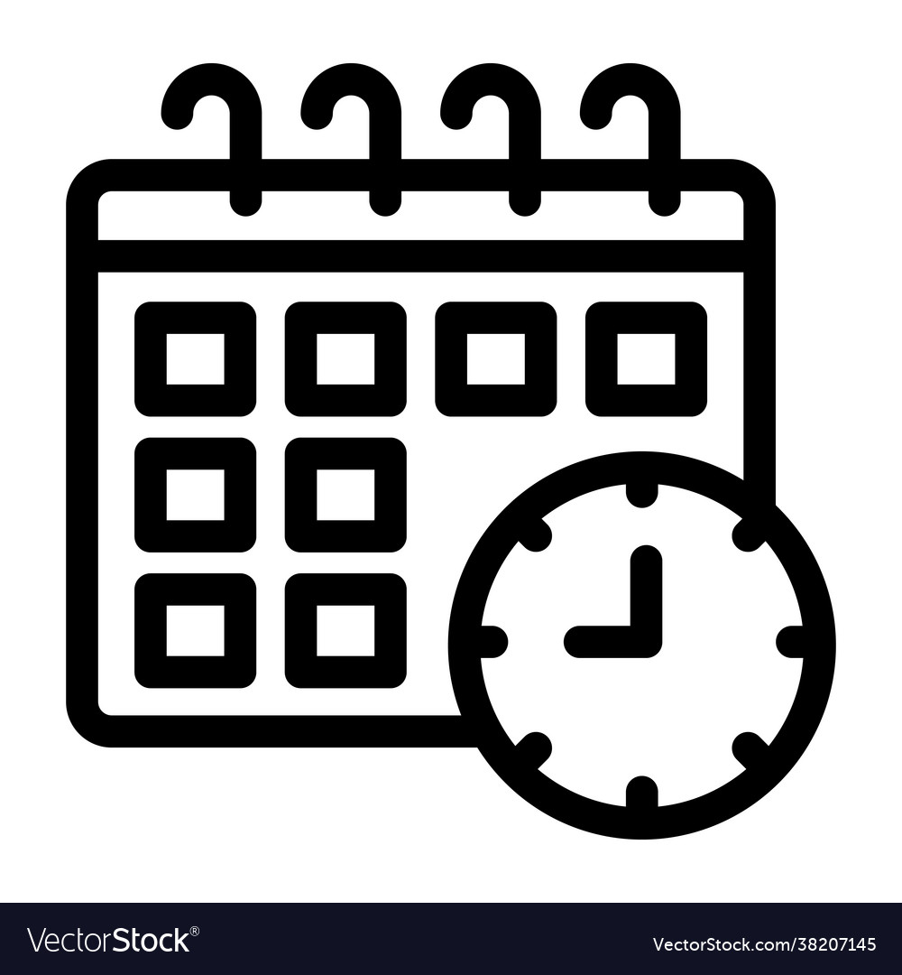 Schedule Royalty Free Vector Image - VectorStock