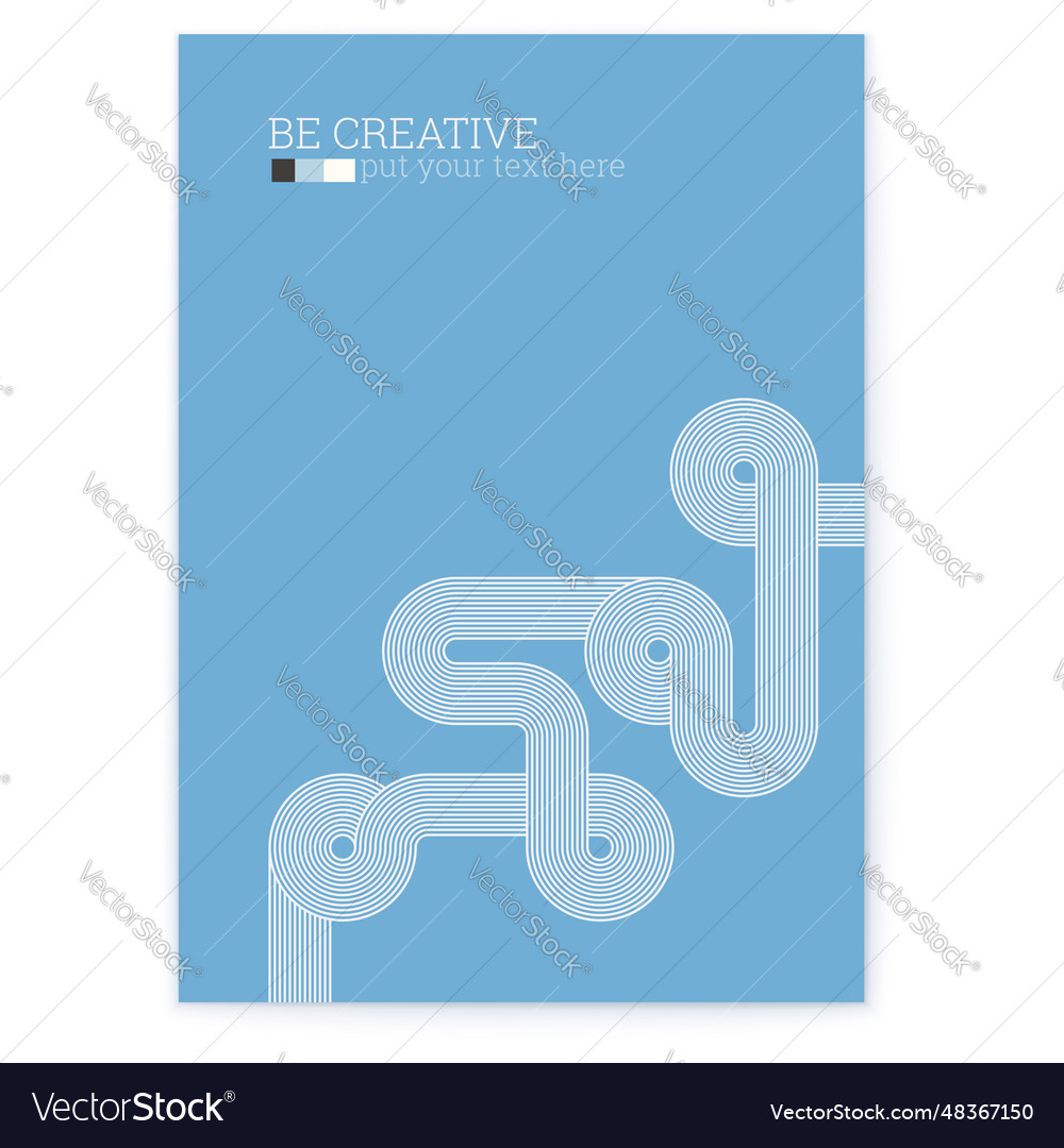 Retro-looking pipeline-style abstract pattern Vector Image Retro-looking pipeline-style abstract pattern Vector Image