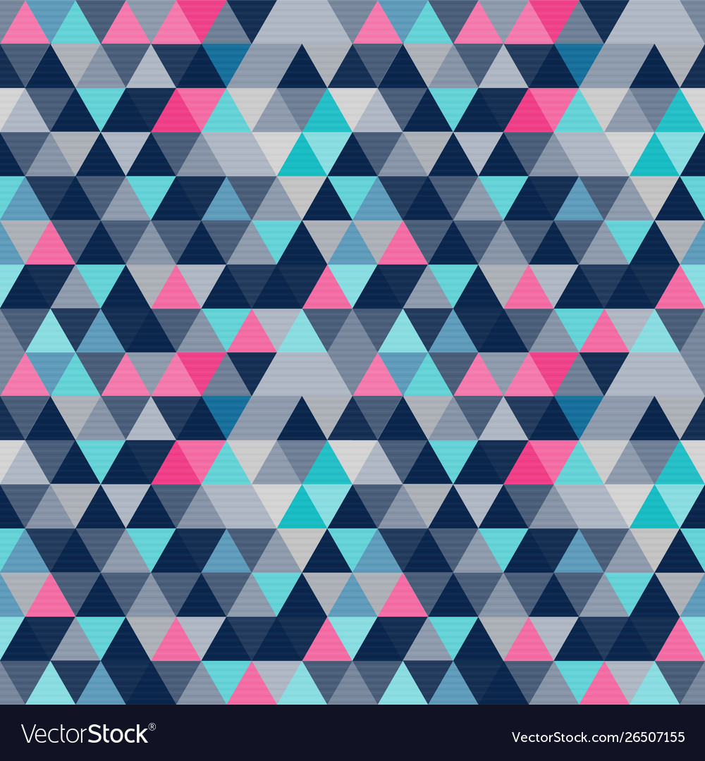 Abstract blue geometric seamless pattern Vector Image