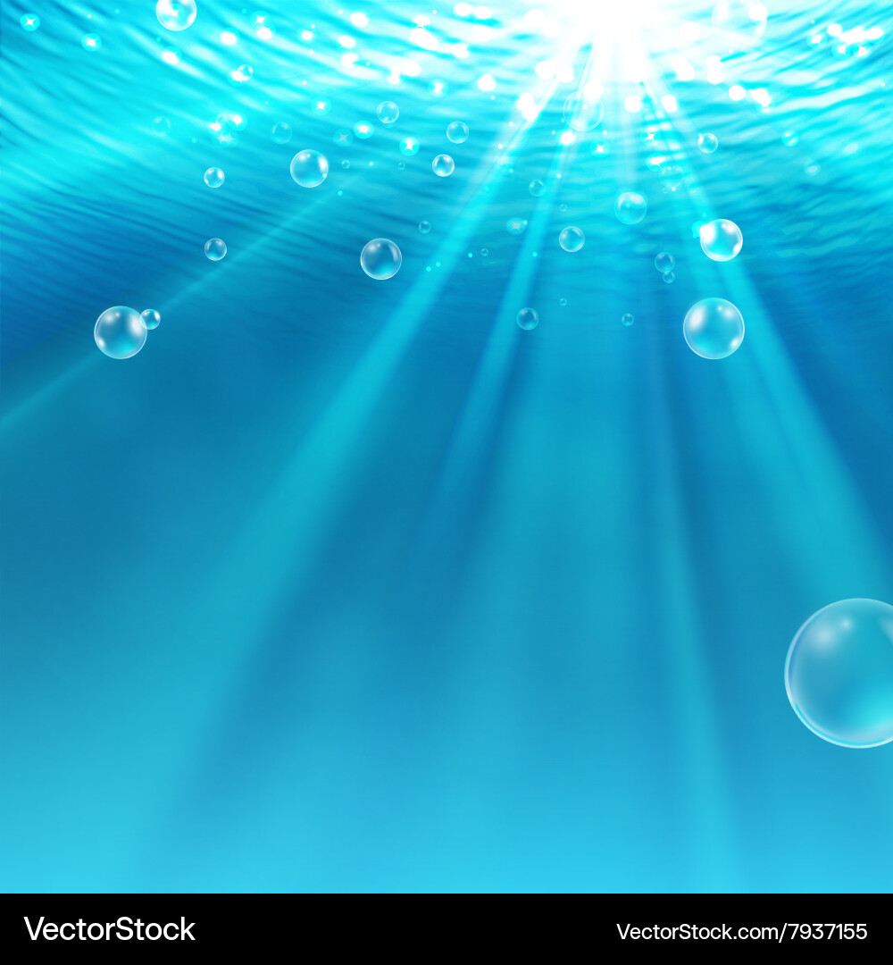 Abstract underwater background Royalty Free Vector Image