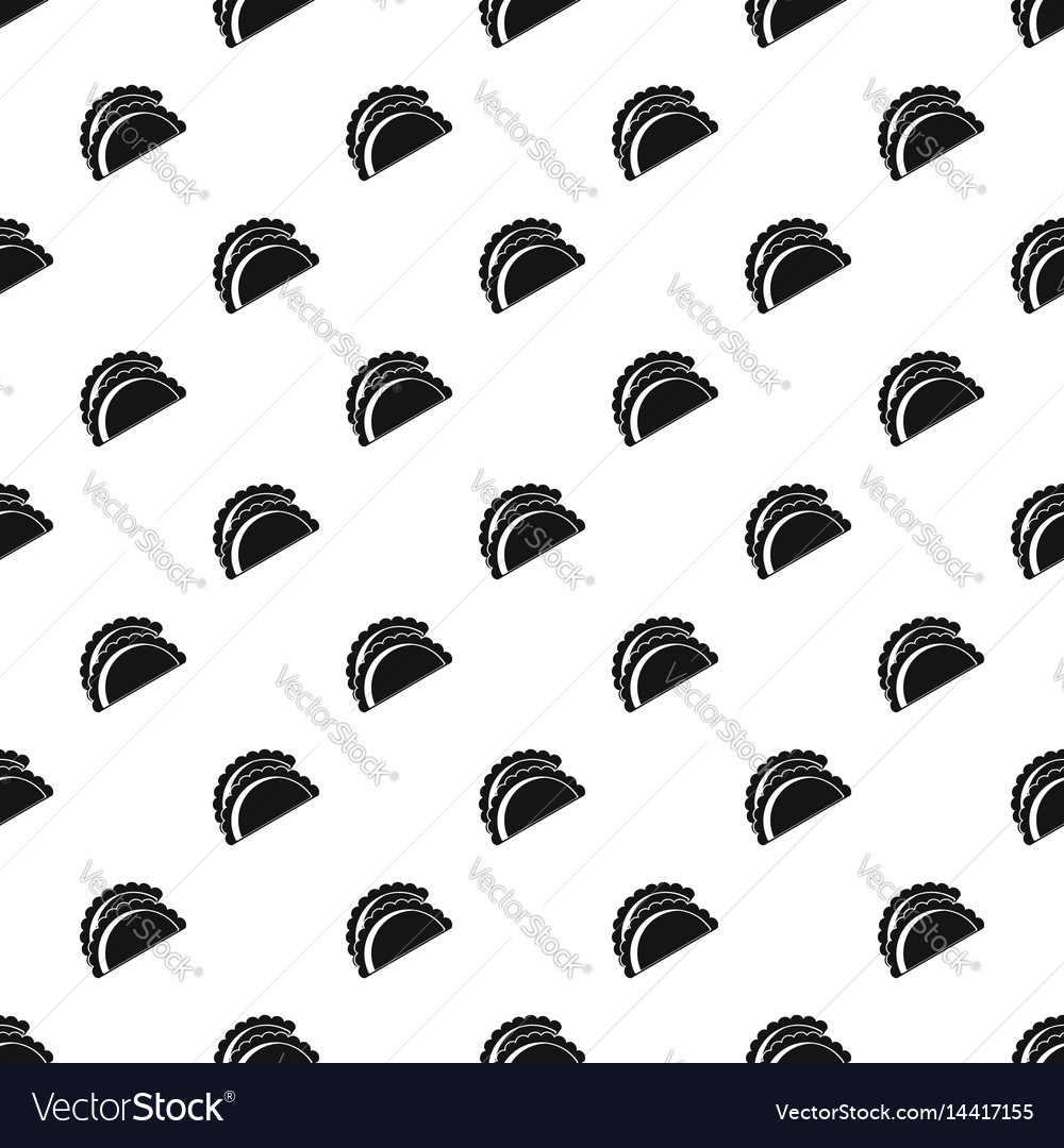 Empanadas de pollo pattern Royalty Free Vector Image