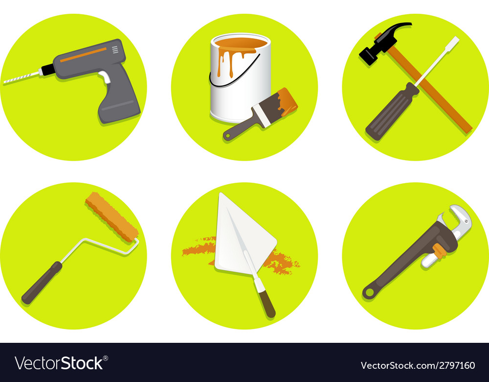 Construction tools Royalty Free Vector Image - VectorStock