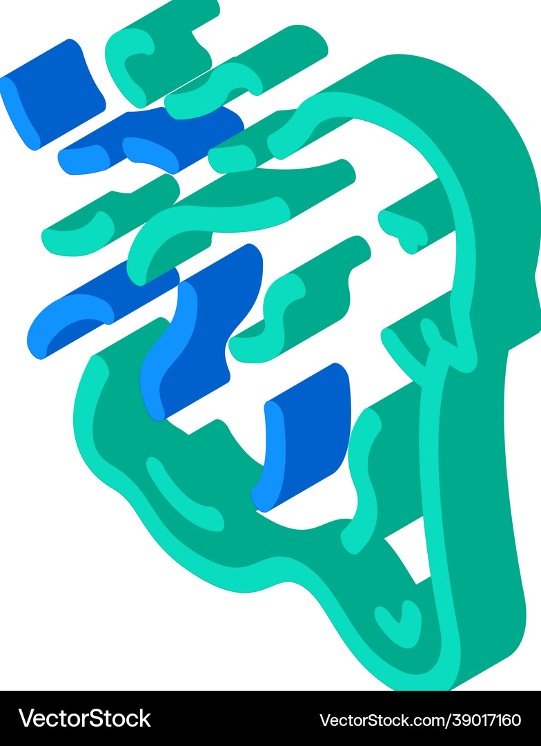 Ghost fantasy character isometric icon Royalty Free Vector