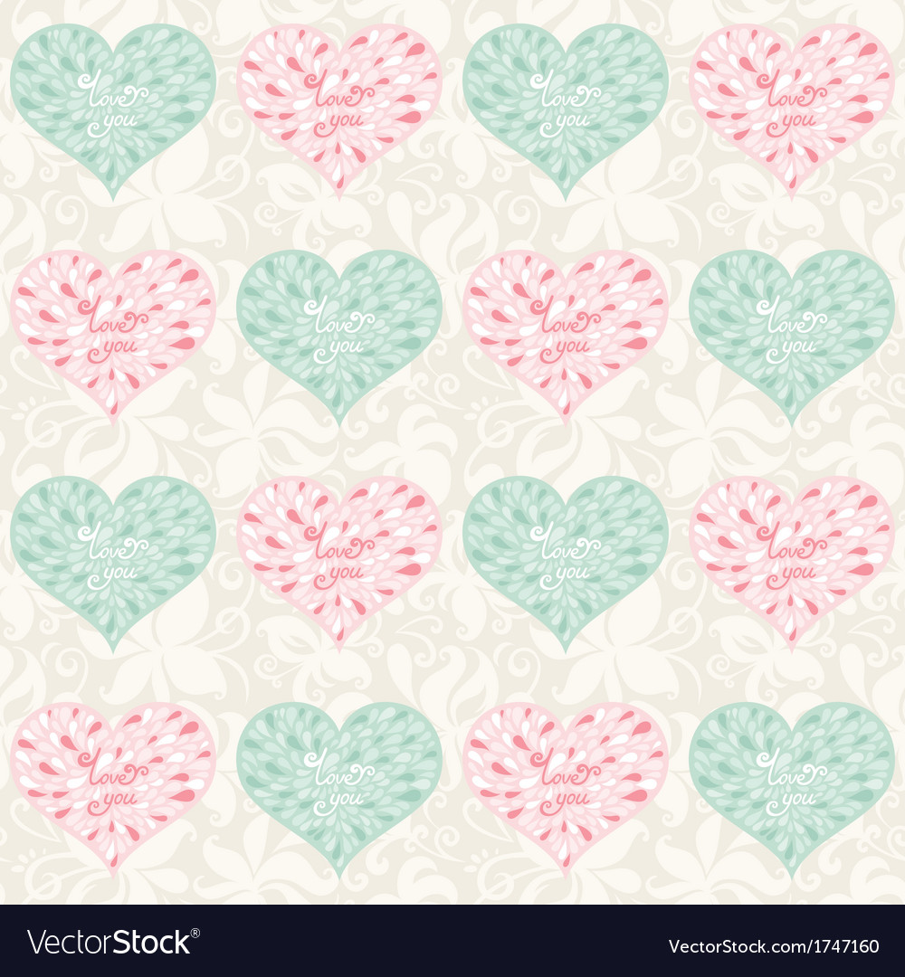 Love pattern Royalty Free Vector Image - VectorStock