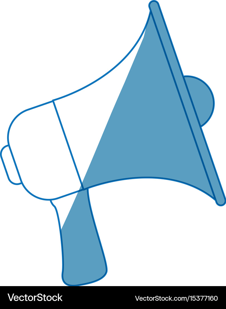 Megaphone announce audio volume voice Royalty Free Vector