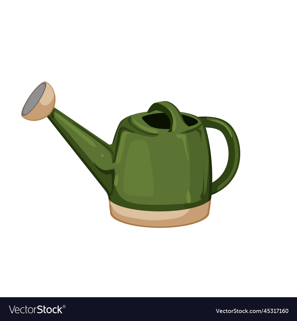 Spring watering can cartoon Royalty Free Vector Image