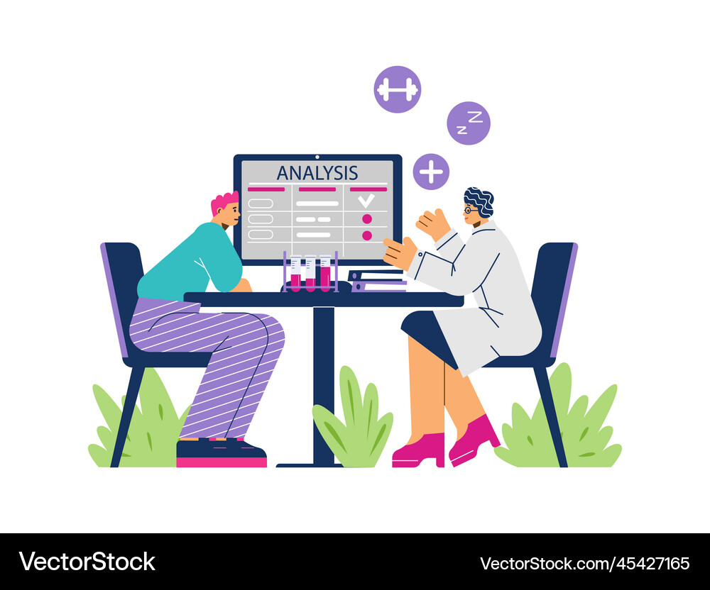 Biohacking healthcare health surveillance program Vector Image