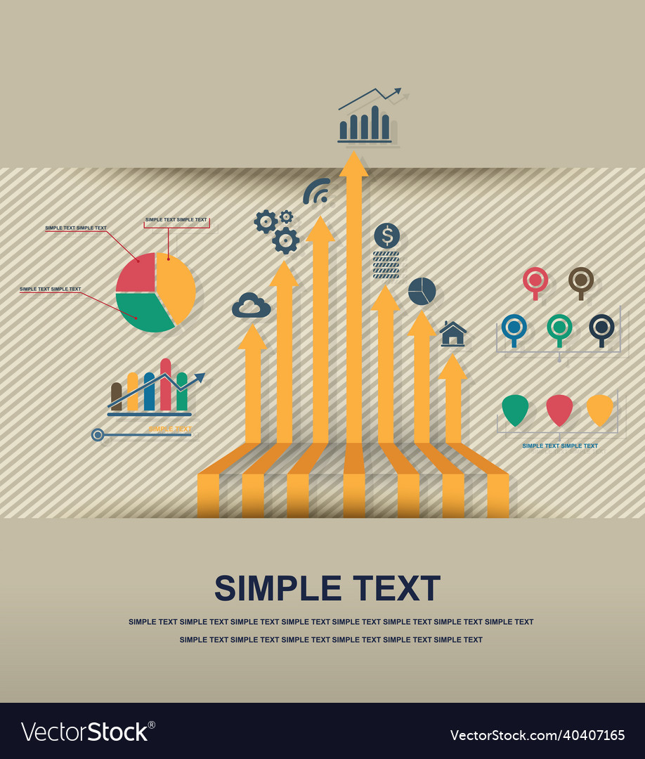 Infografik Icon Lizenzfreies Vektorbild - VectorStock