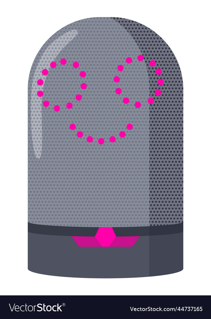 Wireless smart speaker icon music home system Vector Image