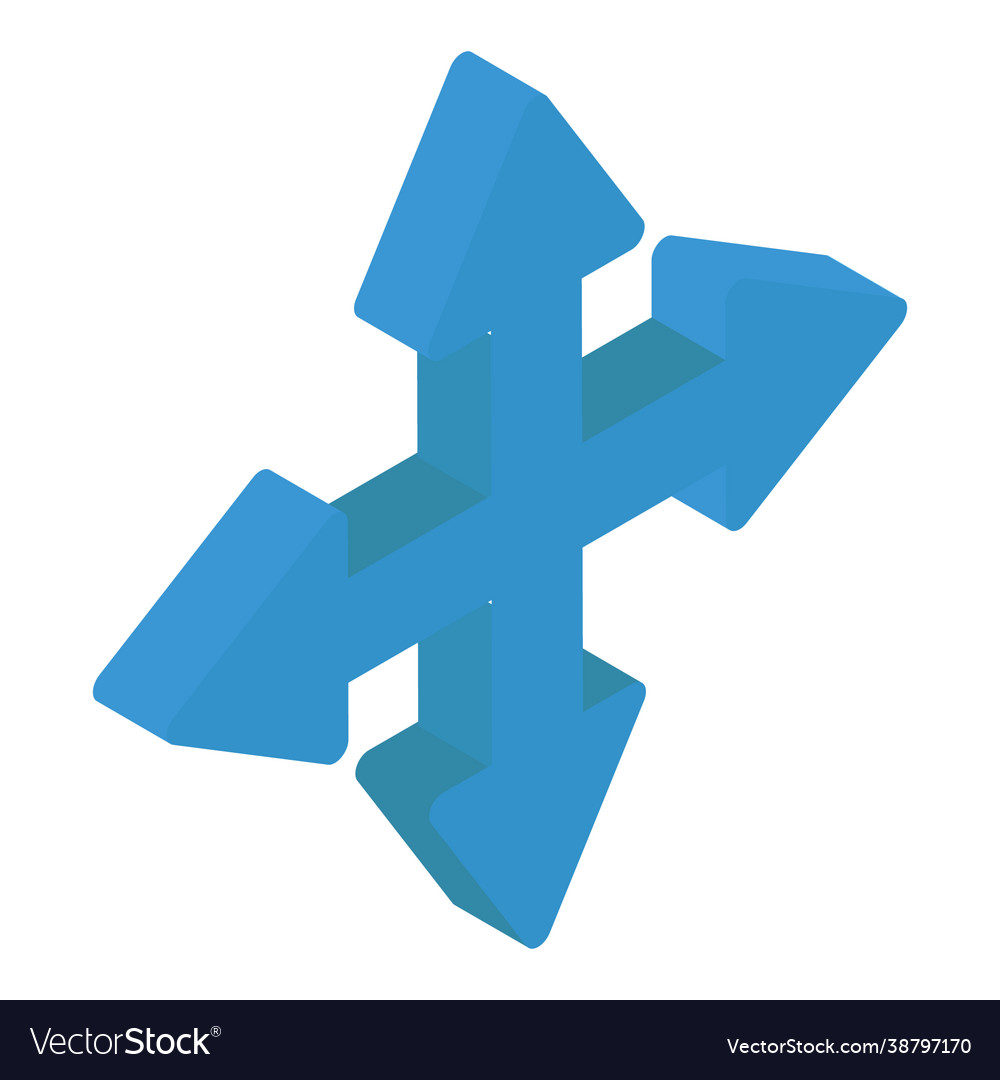 Enlarge arrows Royalty Free Vector Image - VectorStock