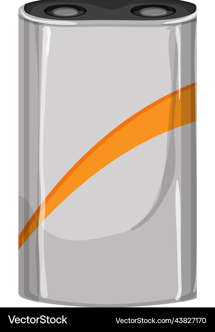 Full battery energy cartoon Royalty Free Vector Image