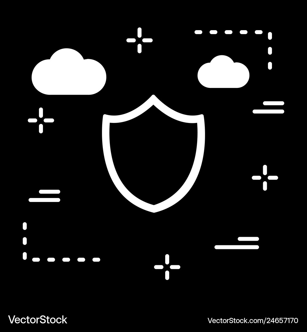 Shield icon Royalty Free Vector Image - VectorStock