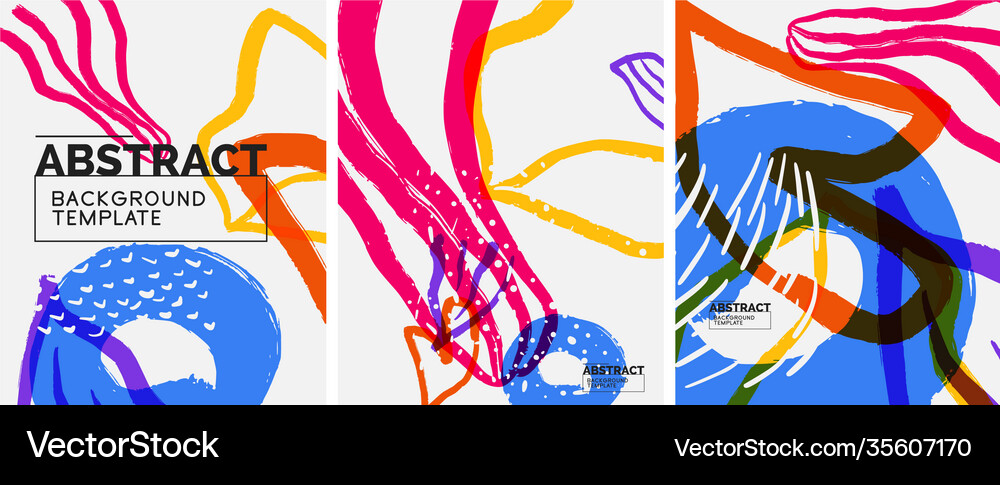 Social media abstract backgrounds abstract hand Vector Image