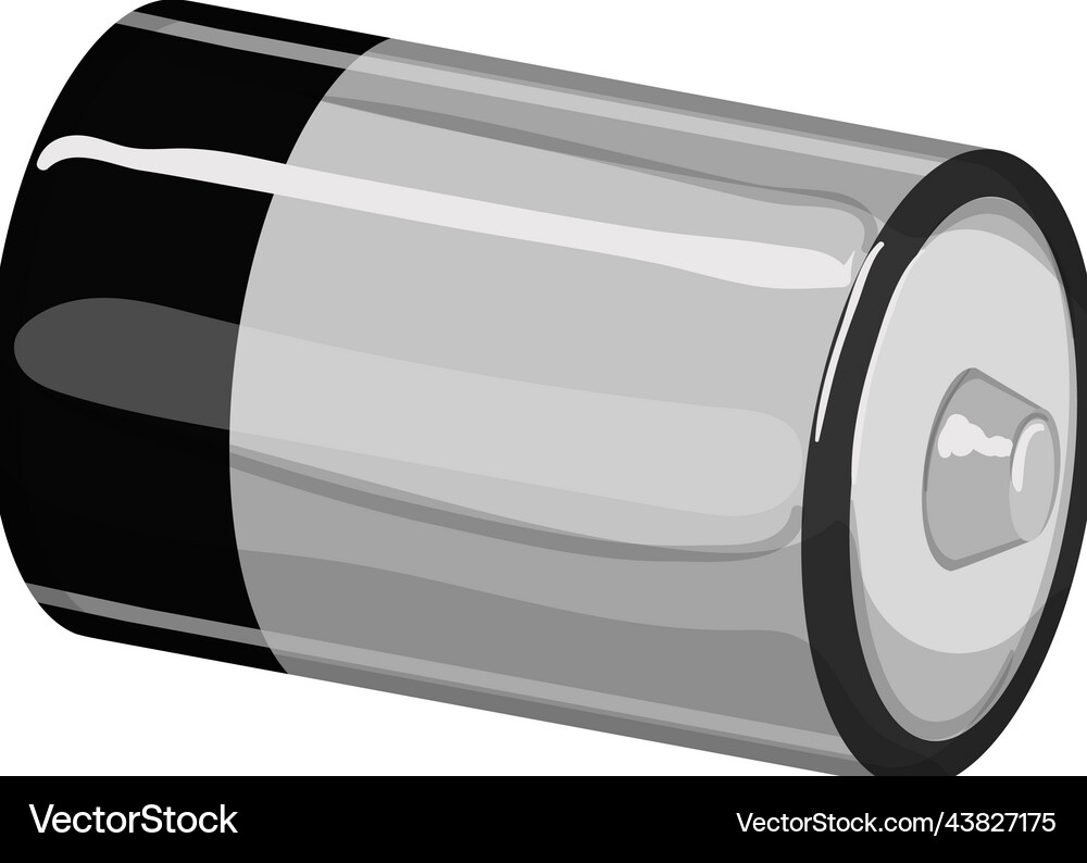 Accumulator battery energy cartoon Royalty Free Vector Image