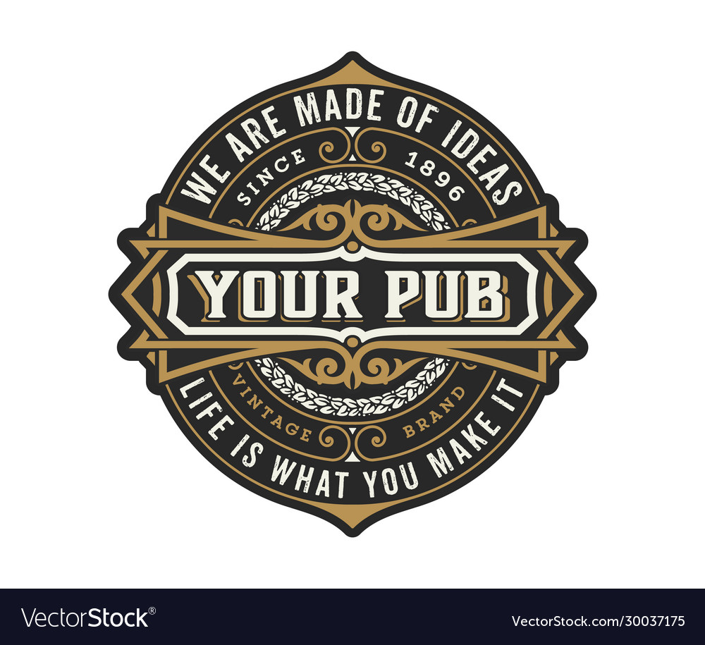 Vintage Pub Logo Layered Royalty Free Vector Image vintage-pub-logo-layered-royalty-free-vector-image