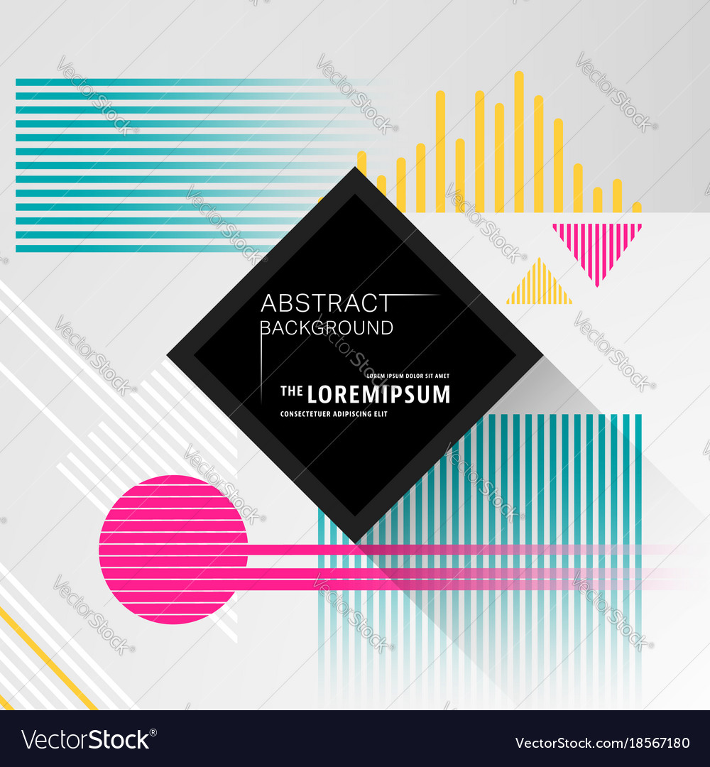 Abstract geometric pattern background Royalty Free Vector