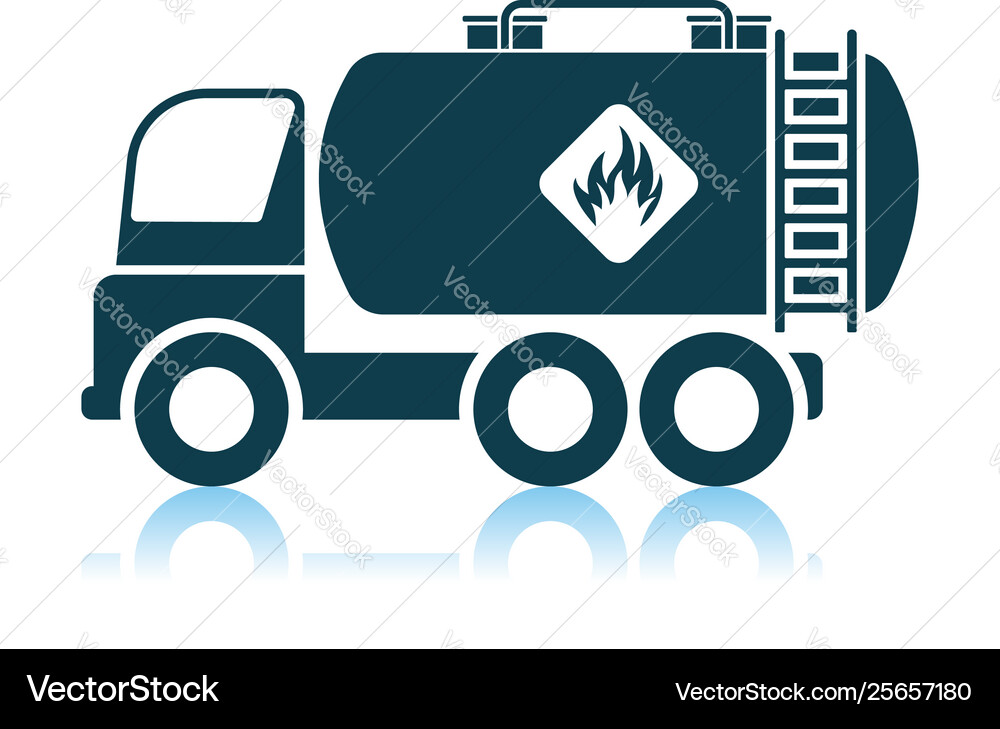 Oil truck icon Royalty Free Vector Image - VectorStock