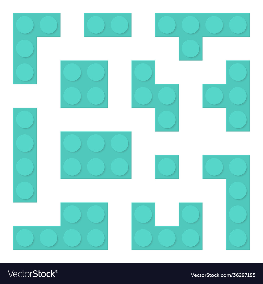 Constraction kit elements solid Royalty Free Vector Image