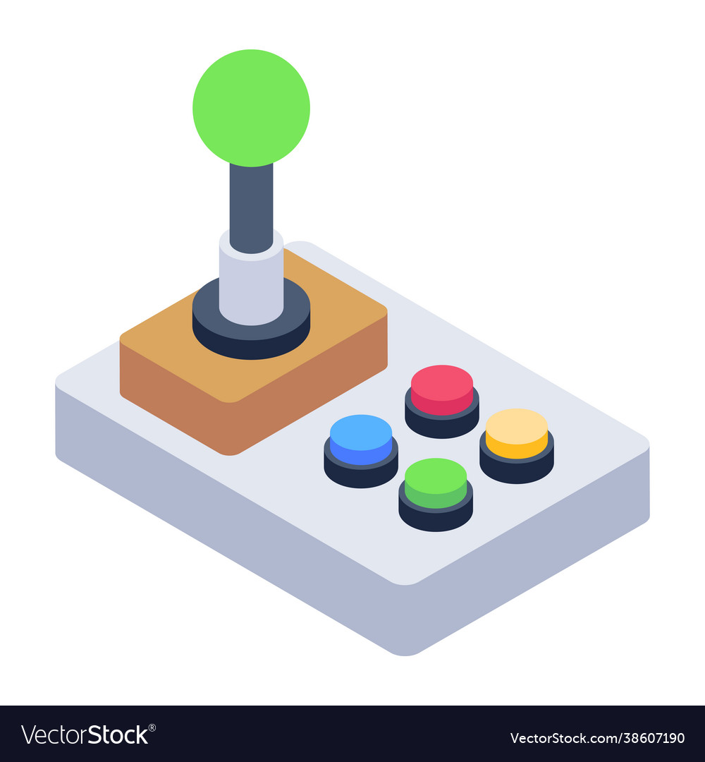 Arcade controller Royalty Free Vector Image - VectorStock