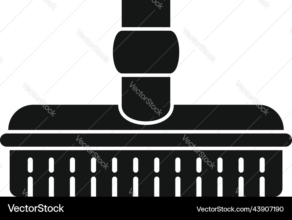 Brush pool cleaning icon simple Royalty Free Vector Image