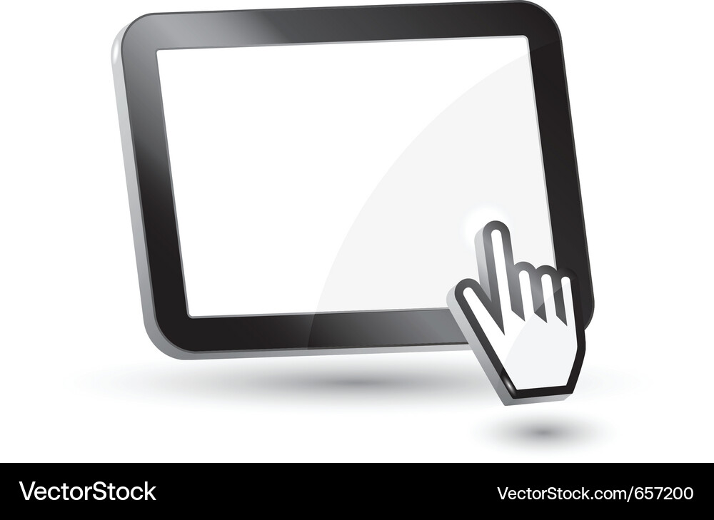 Tablet pc Royalty Free Vector Image - VectorStock