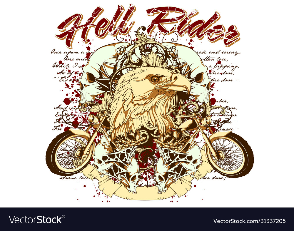 Hell riders Royalty Free Vector Image - VectorStock