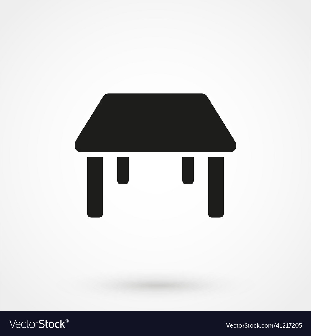 Table icon Royalty Free Vector Image - VectorStock