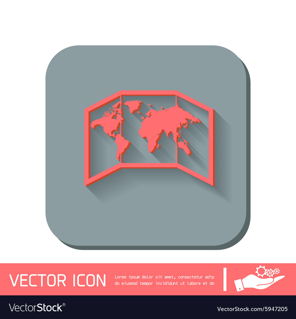 World map-countries Royalty Free Vector Image - VectorStock