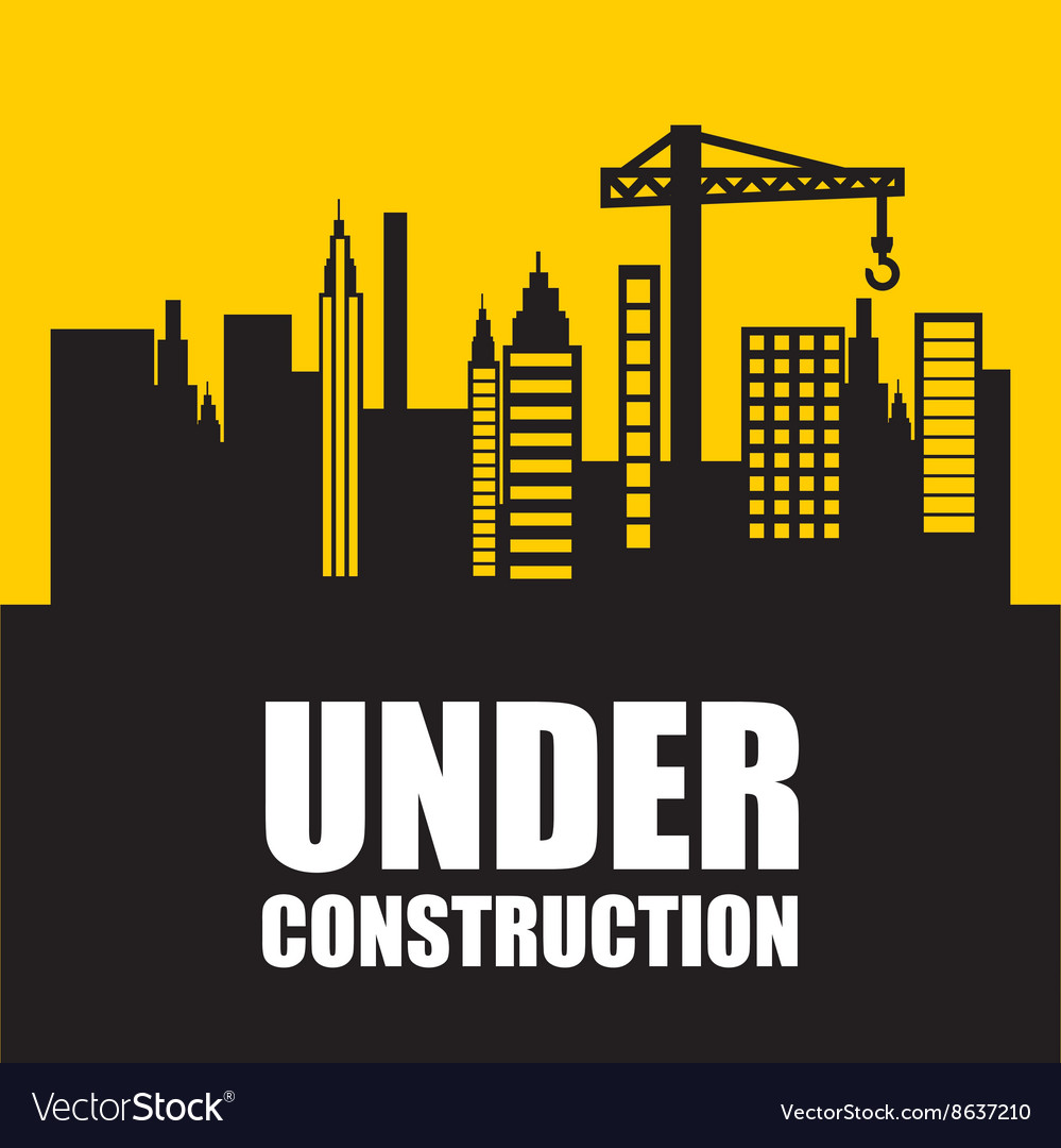 Under construction design Royalty Free Vector Image